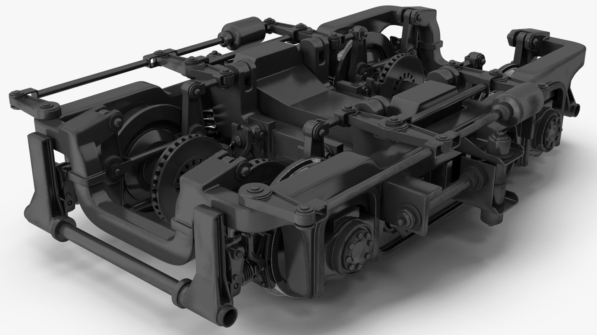 3D model Industrial Rail Train Wheels - TurboSquid 2147299