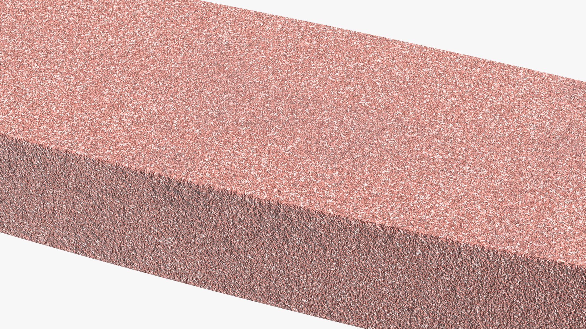 Whetstone Oblong Red 3D - TurboSquid 1845177