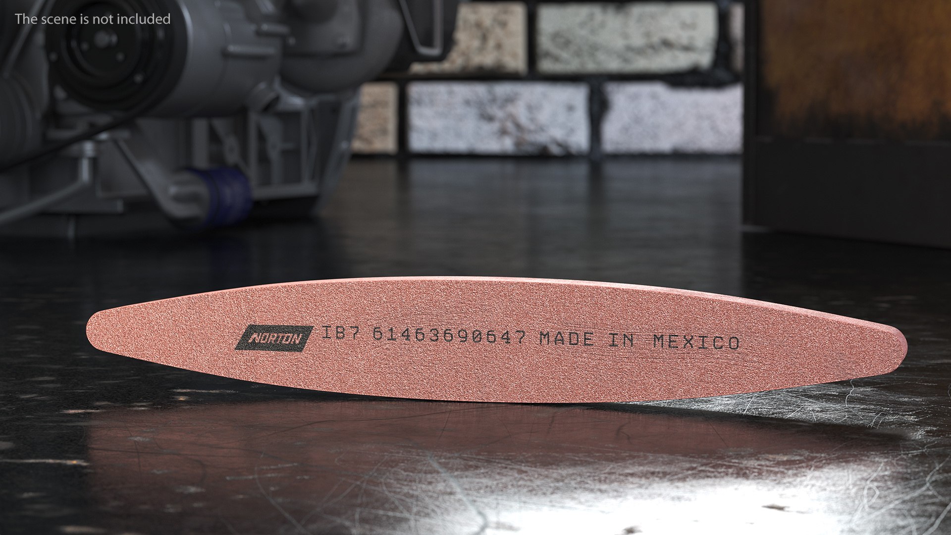 Whetstone Oblong Red 3D - TurboSquid 1845177