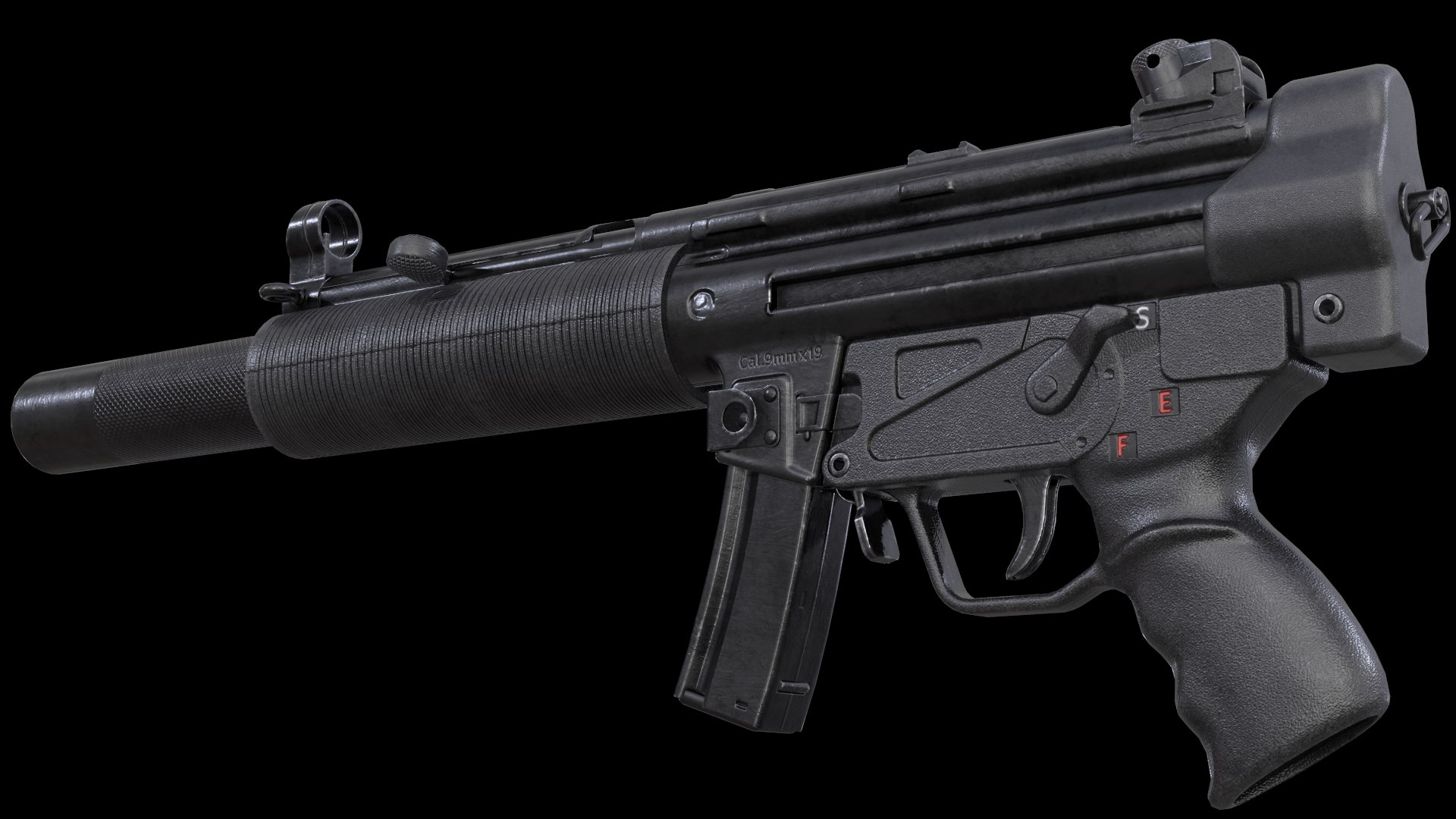 3D MP5A1 MP5SD1 With Upgrades Game Ready - TurboSquid 2339922
