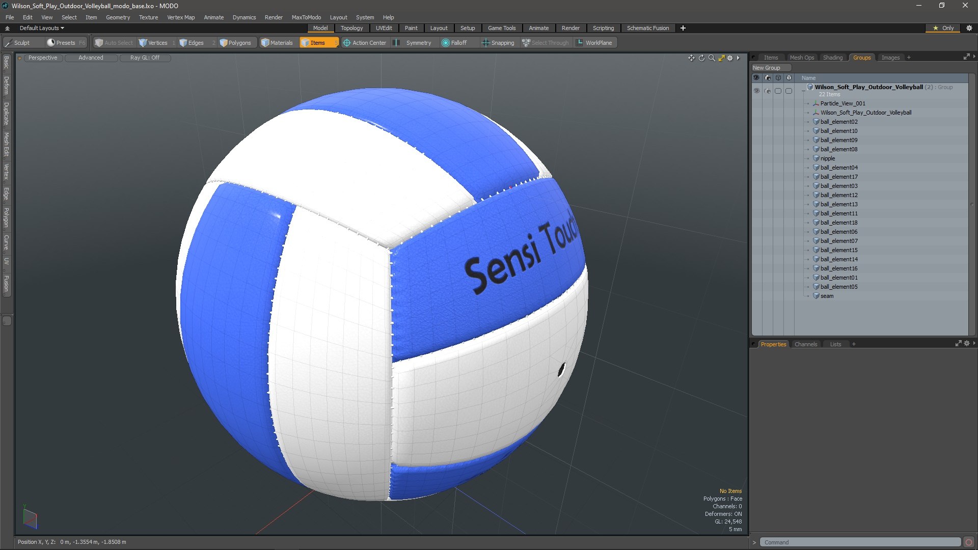 3D Wilson Soft Play Outdoor Volleyball Model - TurboSquid 2202504