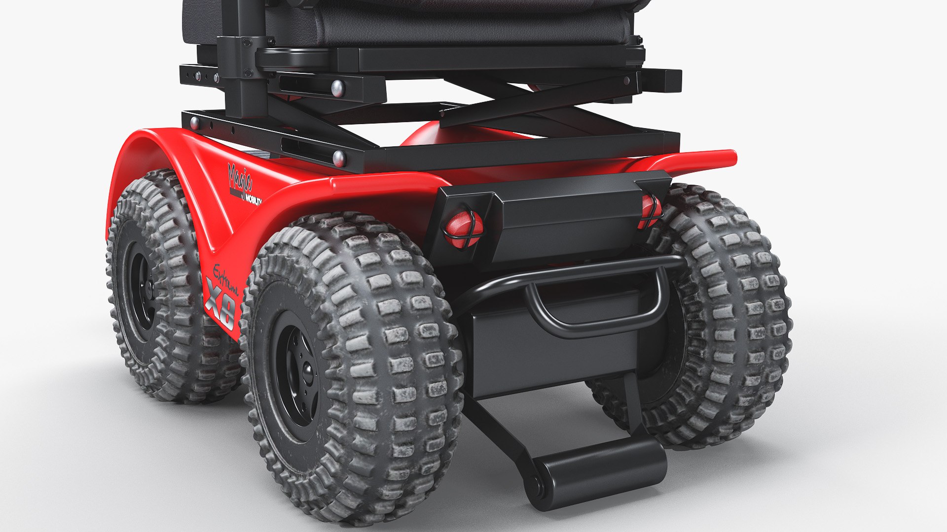 4X4 Off-Road Electric Power Wheelchair 3D model - TurboSquid 1744757