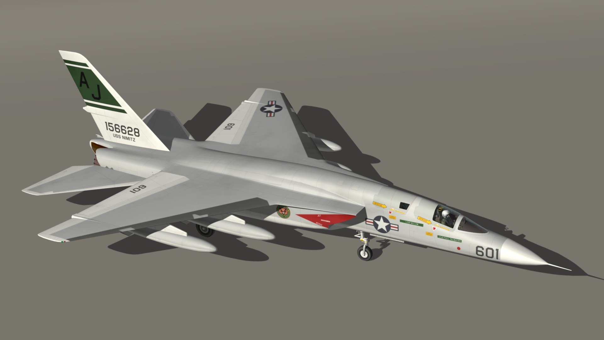 3D model North American RA5C Vigilante - TurboSquid 2033652
