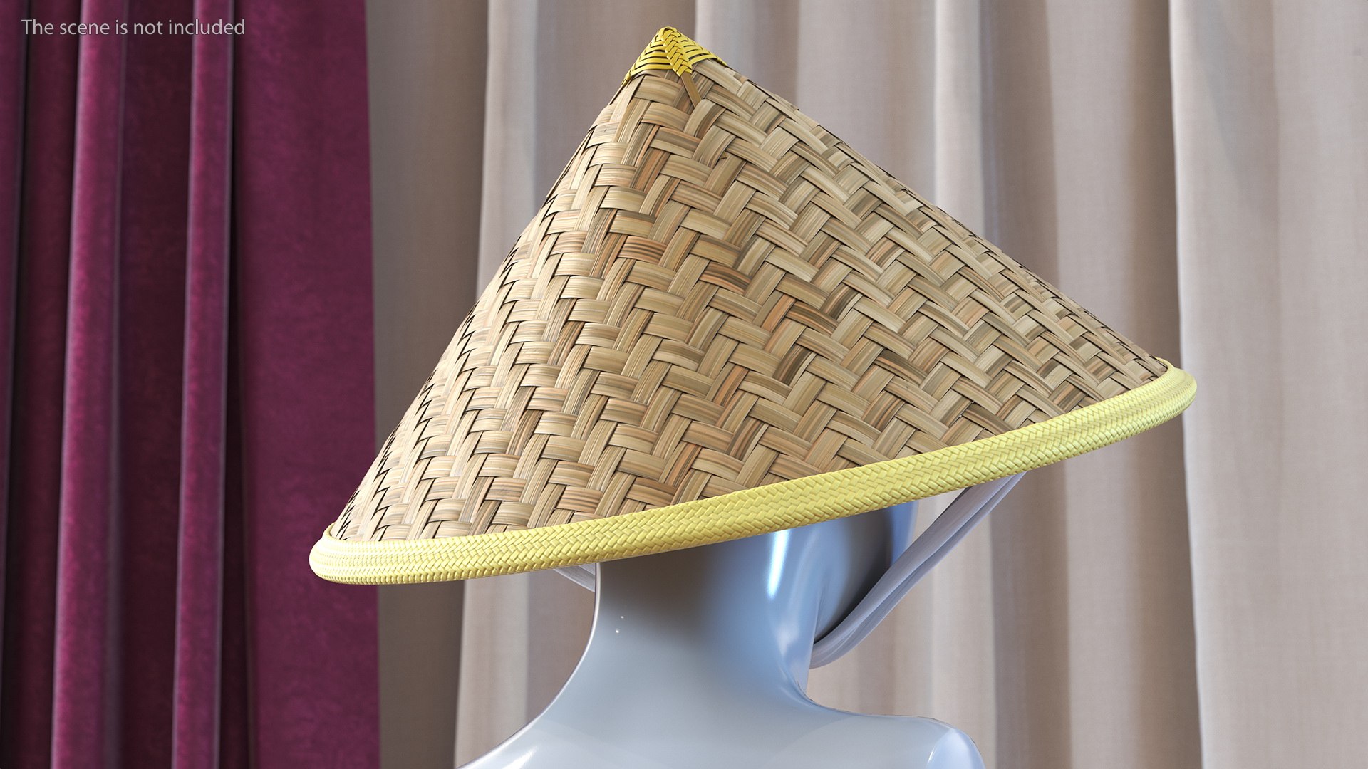 Chinese Straw Hat Model - TurboSquid 1782483