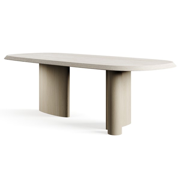Bonaldo Padiglioni 2024 トラベルティーノ ダイニング テーブル3Dモデル - TurboSquid 2186091