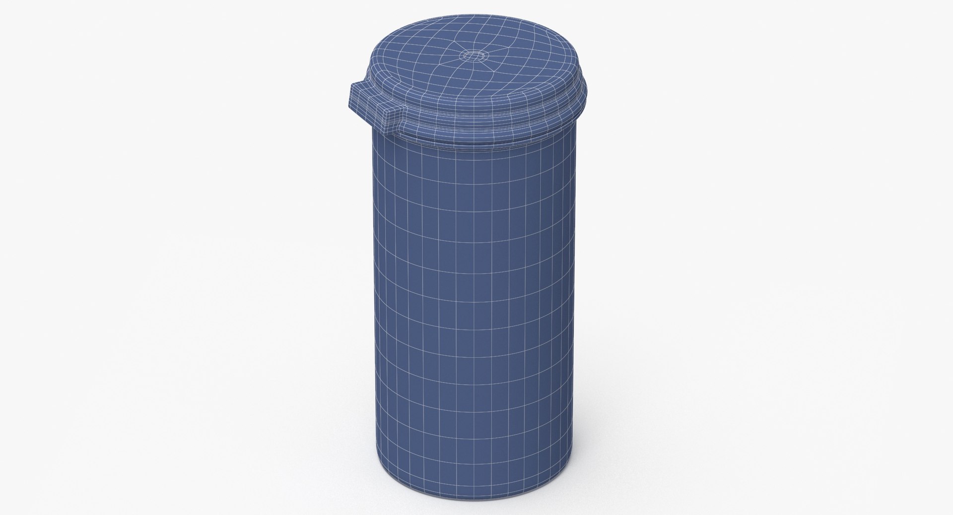 3D Pill Pod Vial 2 5dram 9ml Full - TurboSquid 2049127