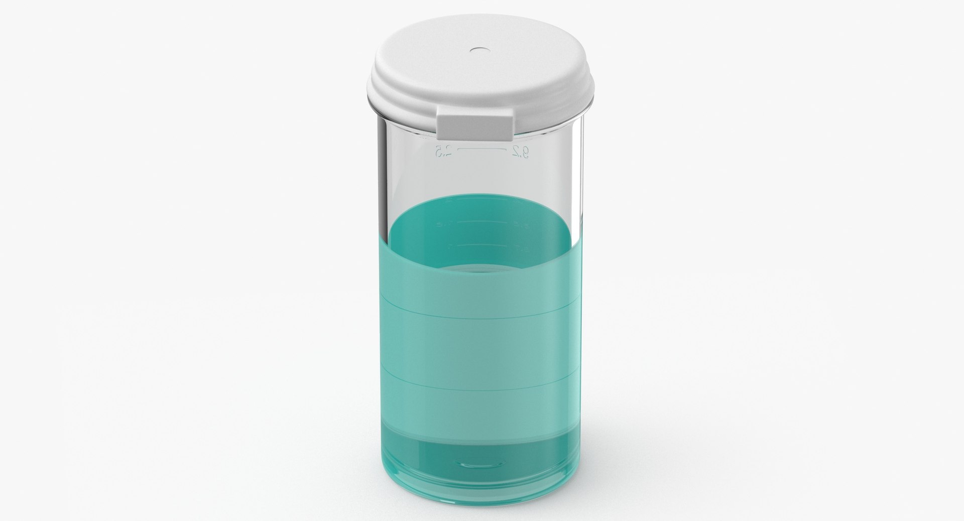 3D Pill Pod Vial 2 5dram 9ml Full - TurboSquid 2049127