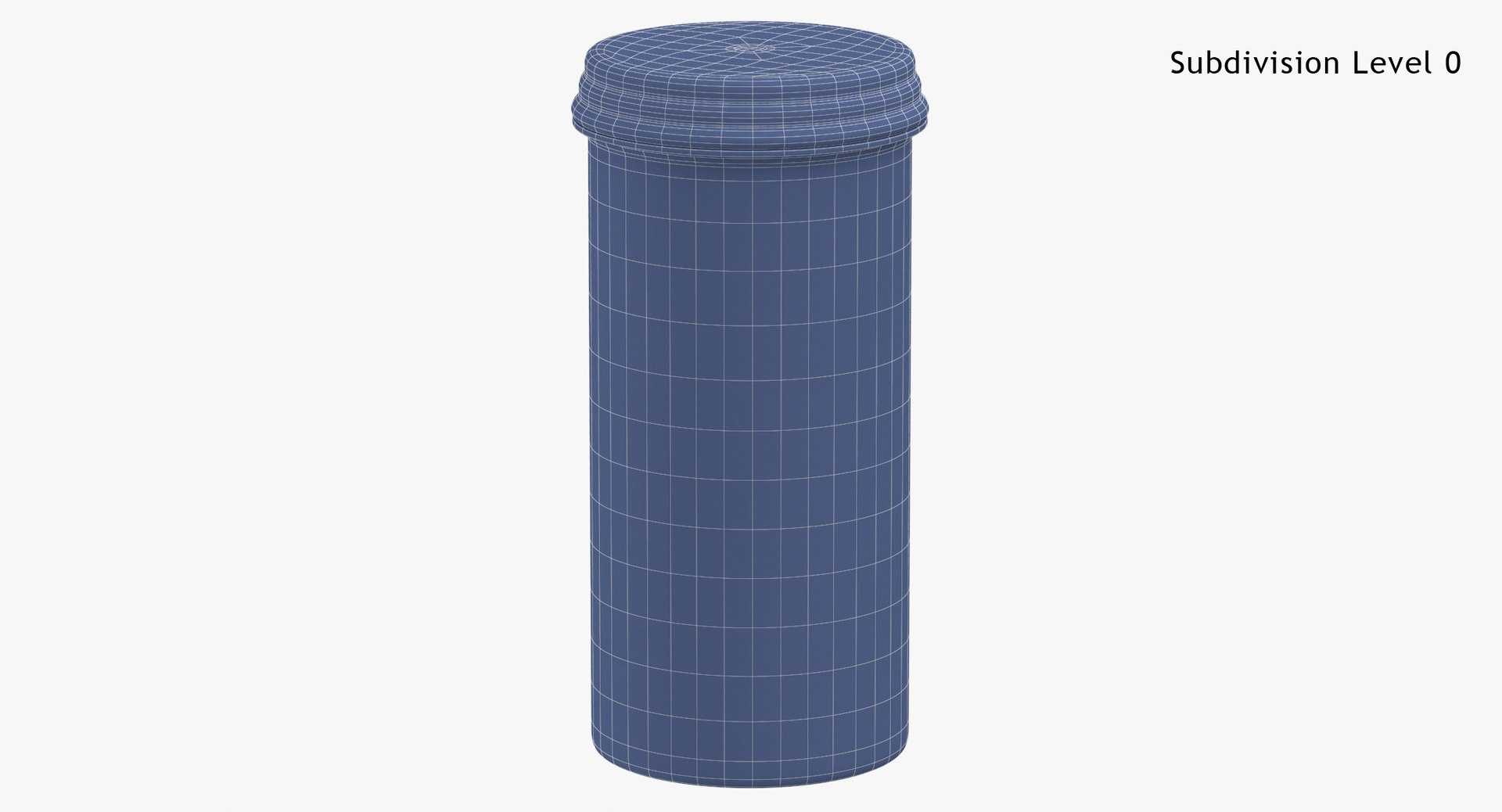 3D Pill Pod Vial 2 5dram 9ml Full - TurboSquid 2049127