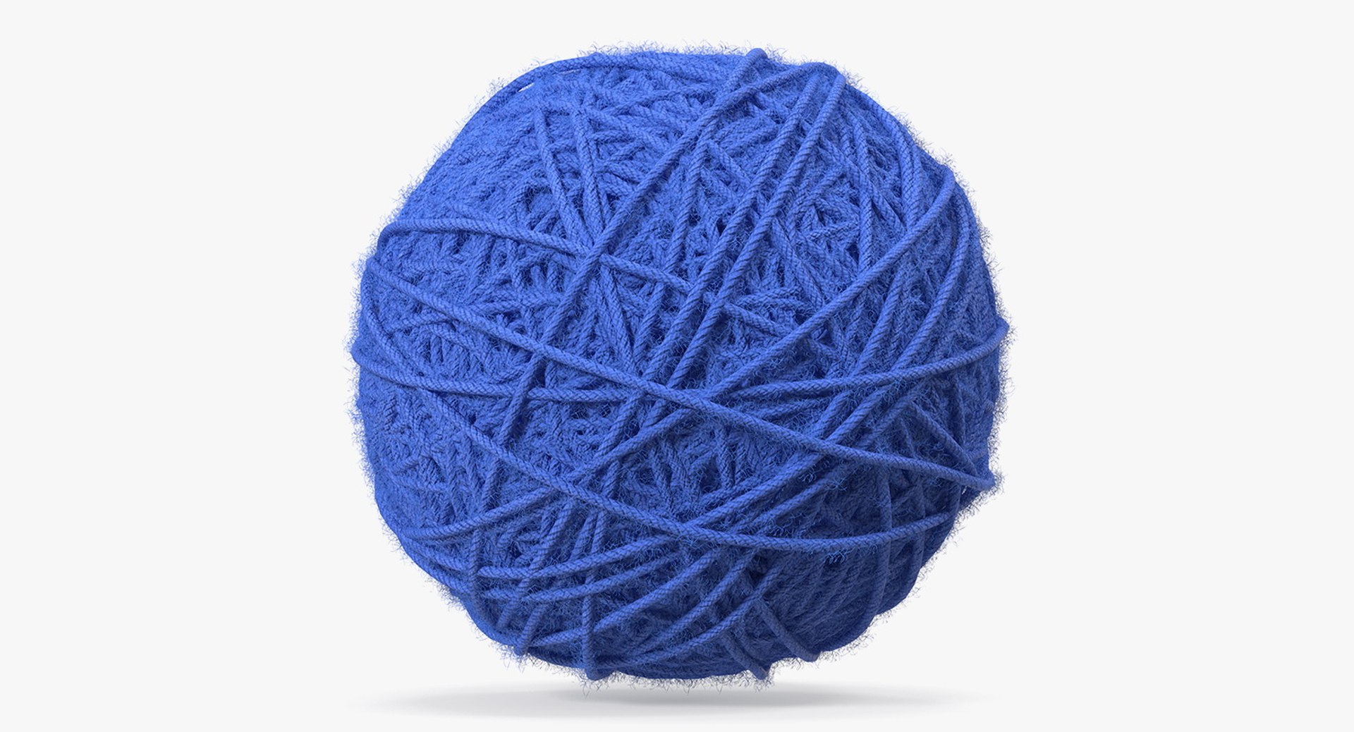 Blue Wool Yarn Ball 3D Model - TurboSquid 1422297