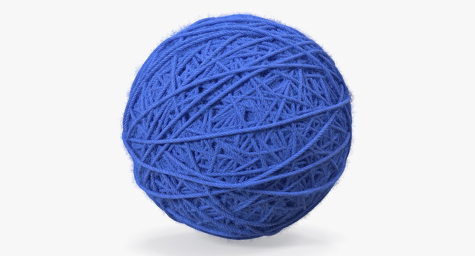 Blue Wool Yarn Ball 3D Model - TurboSquid 1422297
