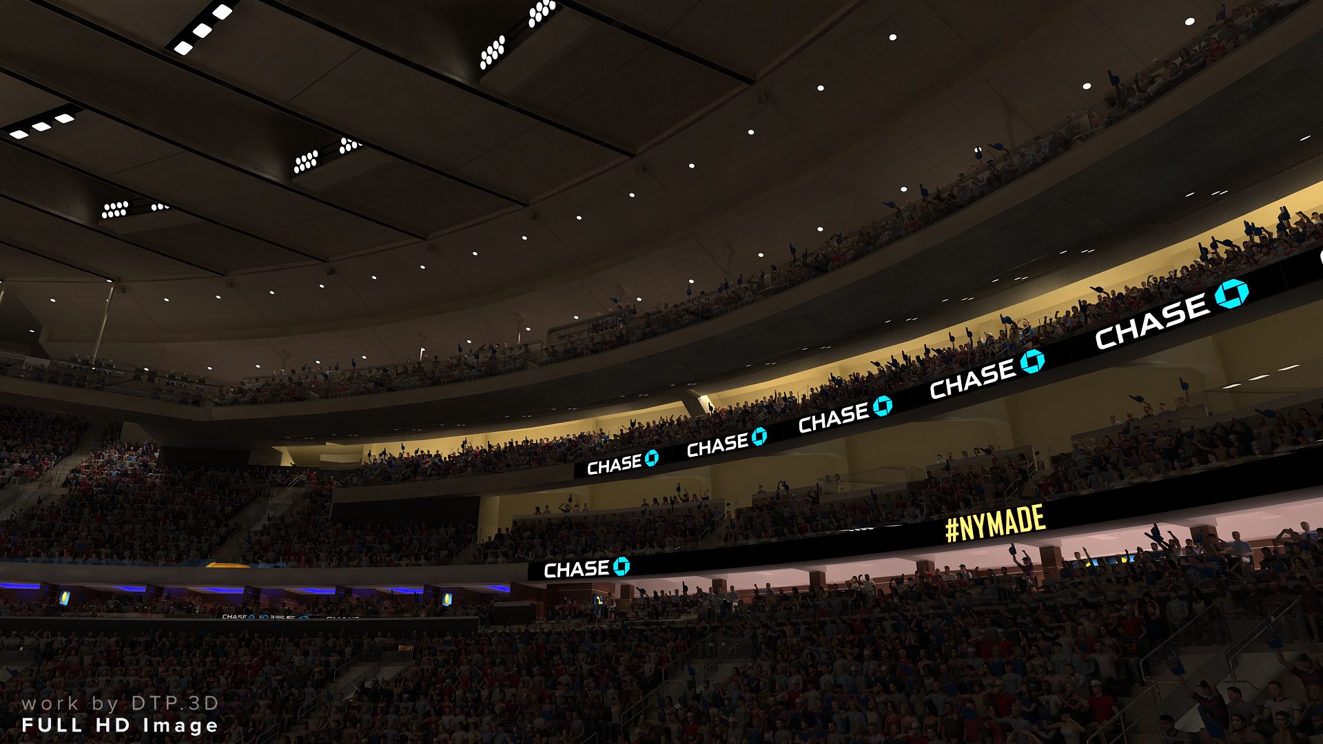 3d madison square garden arena model