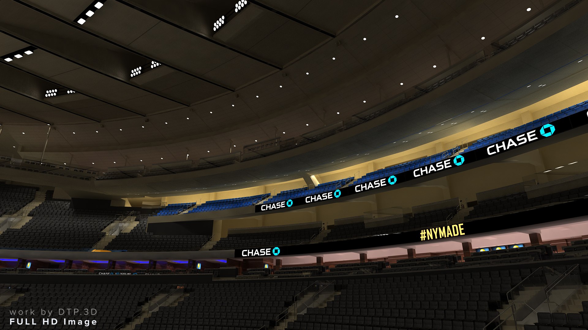 3d madison square garden arena model