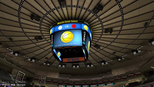 3d madison square garden arena model