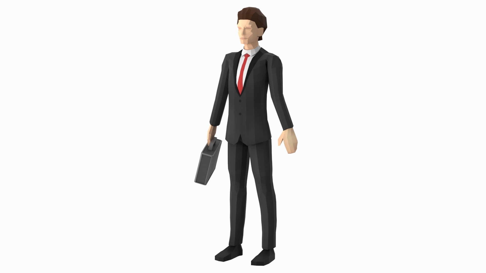 3D Low Poly Businessman Model - TurboSquid 2181326