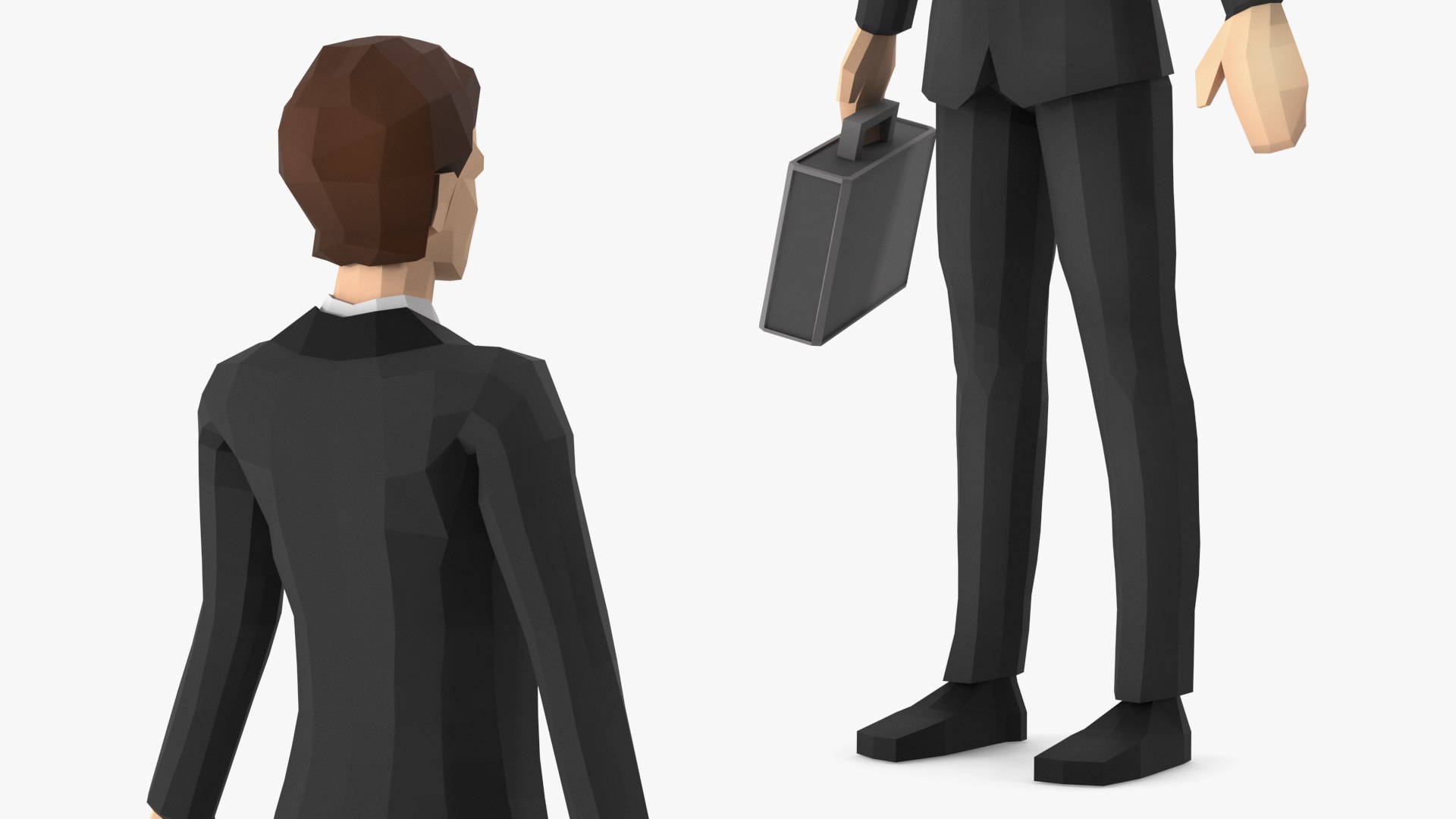 3D Low Poly Businessman Model - TurboSquid 2181326