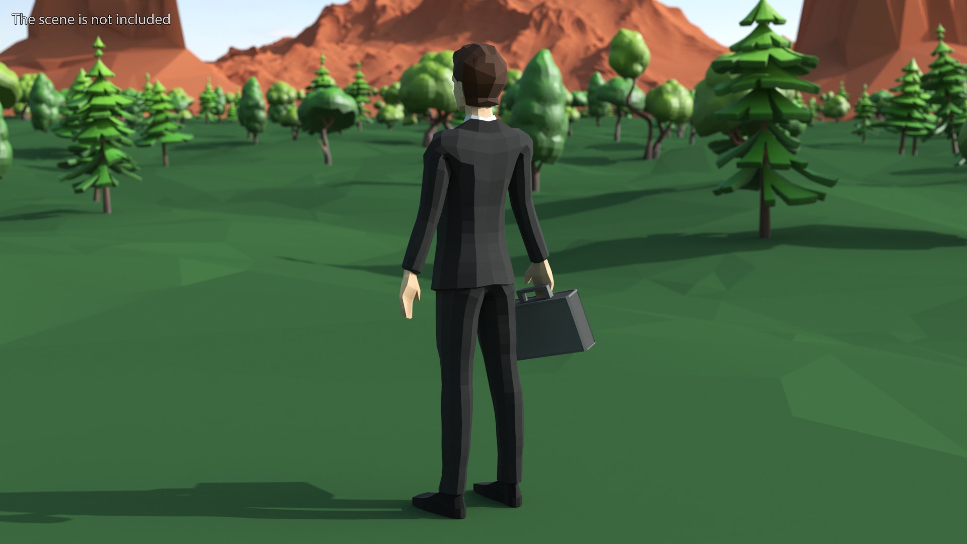 3D Low Poly Businessman Model - TurboSquid 2181326