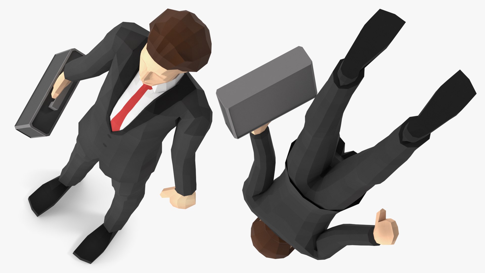 3D Low Poly Businessman model - TurboSquid 2181326