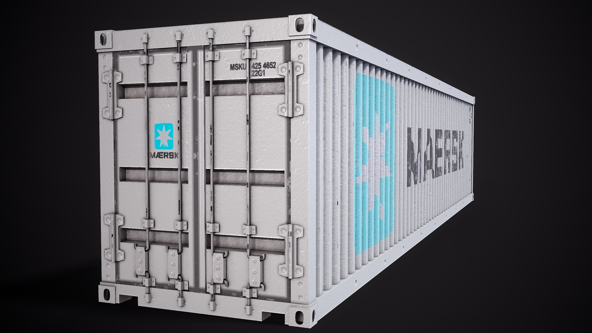 3D Shipping Container Pbr Model - TurboSquid 1712458
