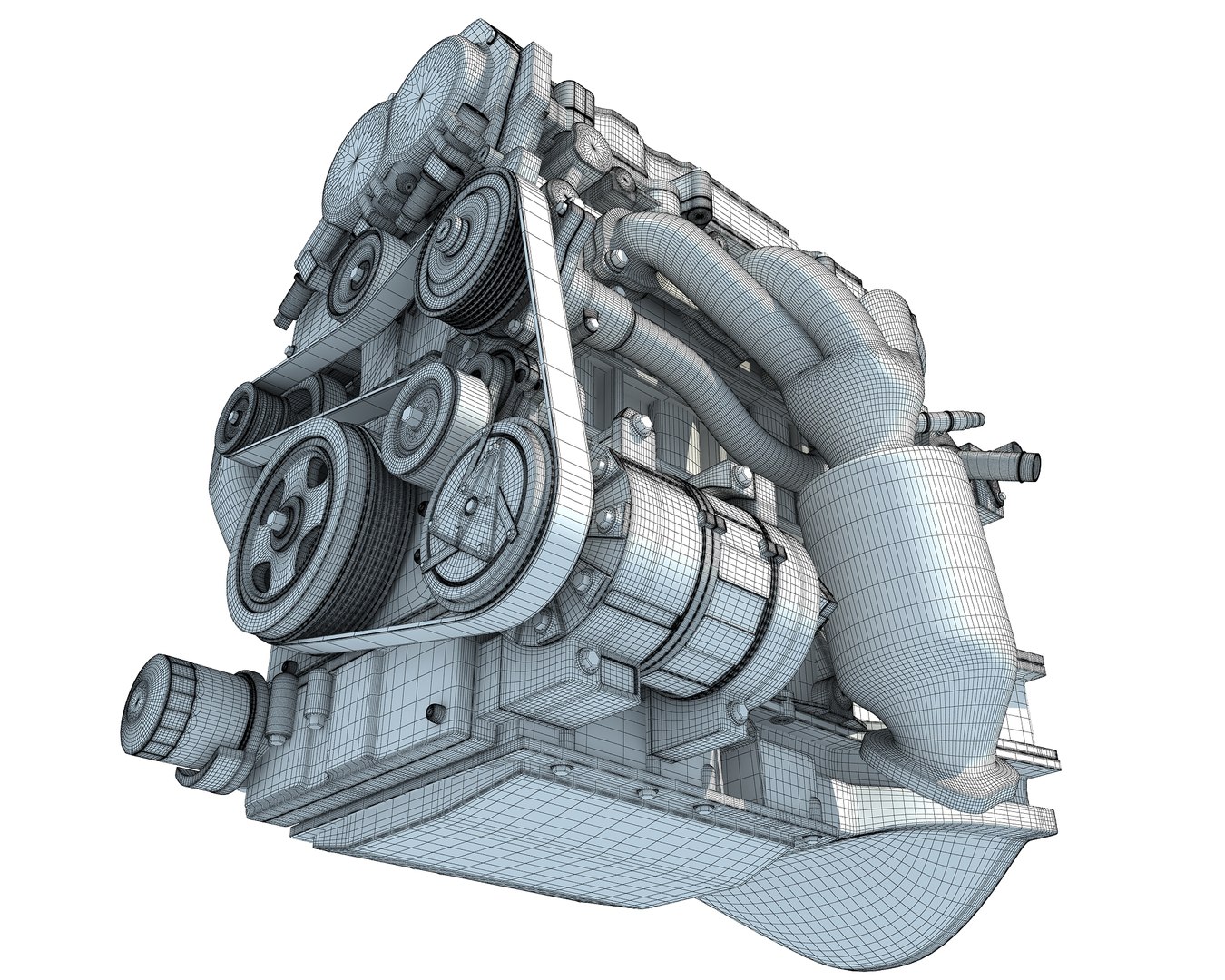 3d Car Engine