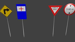 Free Traffic Signs STL Models for Download | TurboSquid