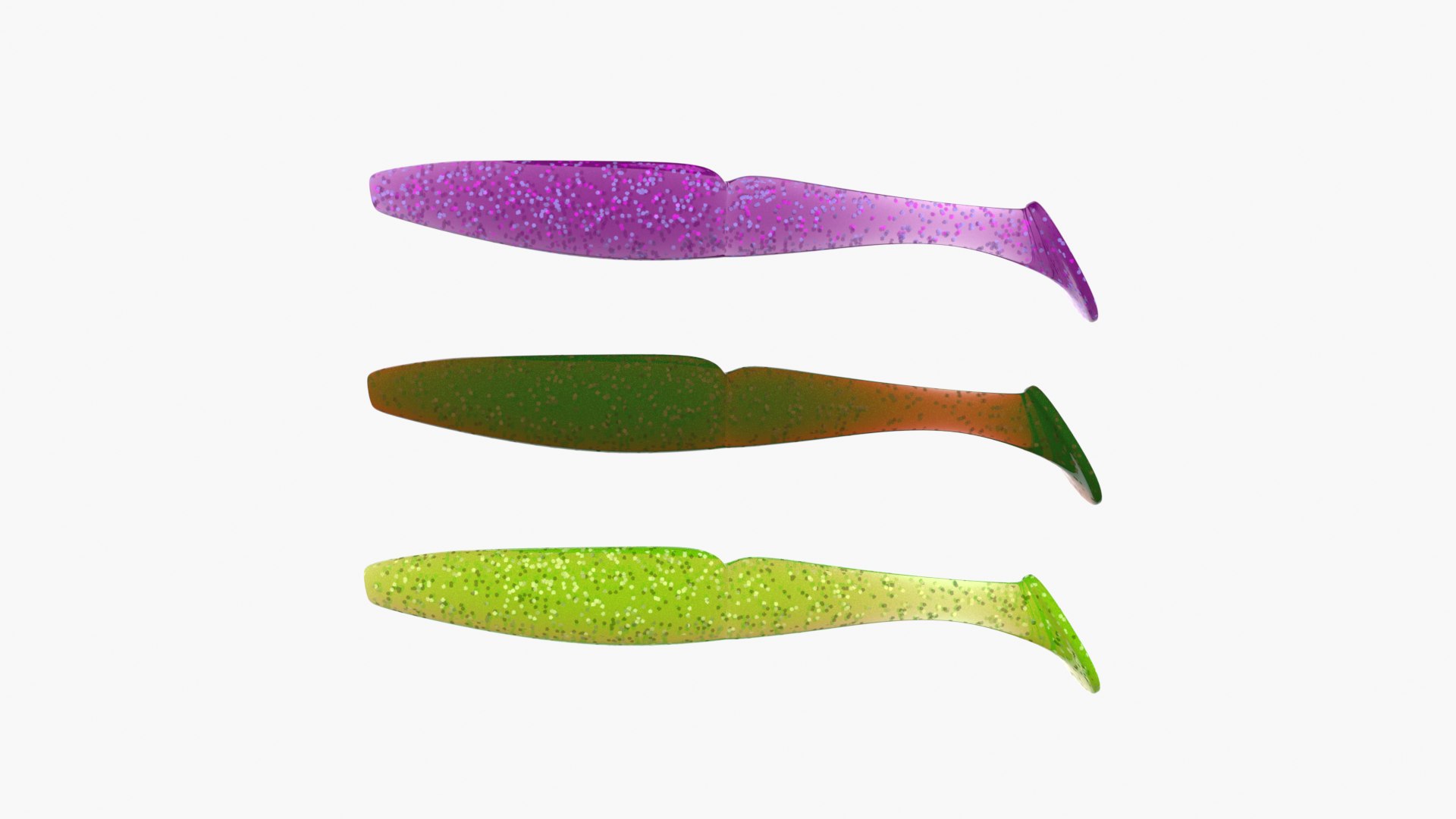 3D Soft fishing lure model - TurboSquid 1955305