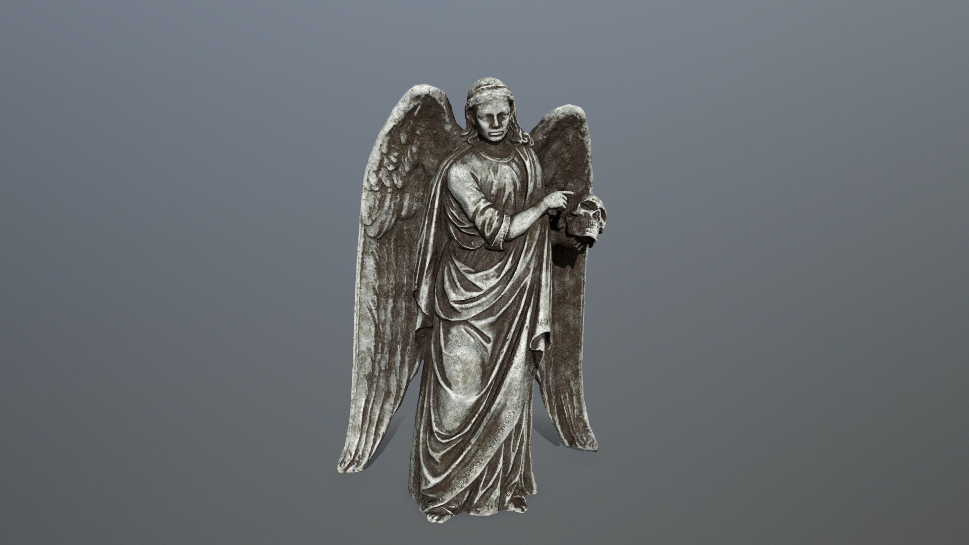 3D AngelStatue 3 model - TurboSquid 1726883