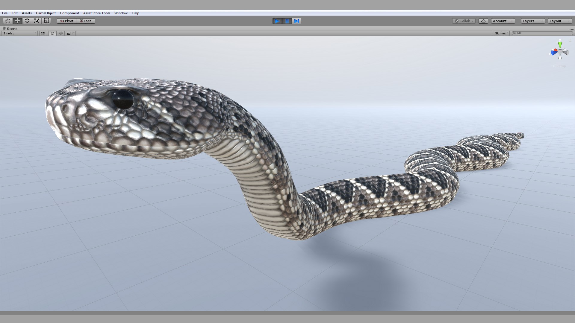 3D eastern diamondback rattlesnake animation model - TurboSquid 1392831
