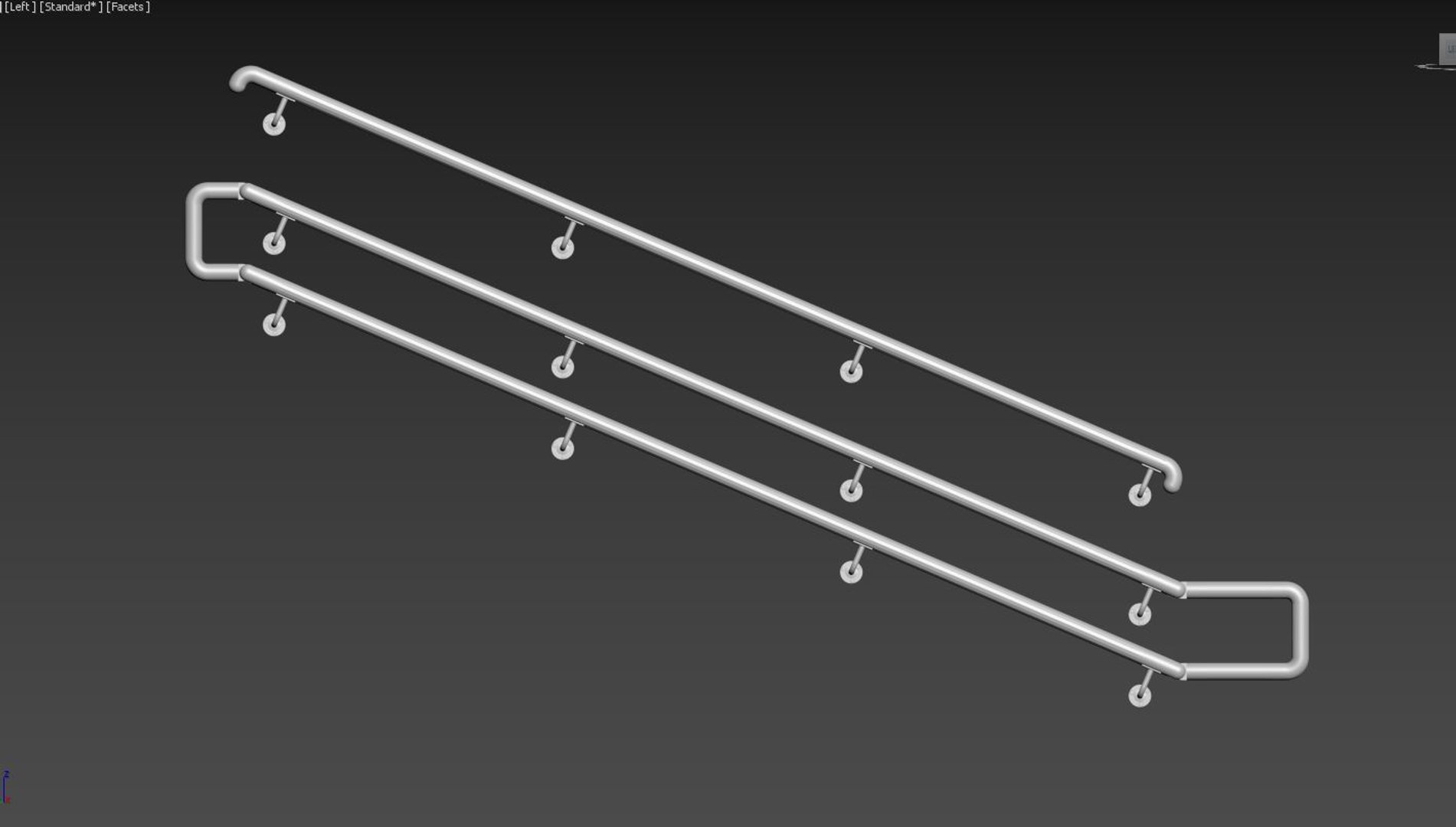 Free Railing 3D Model - TurboSquid 2005795