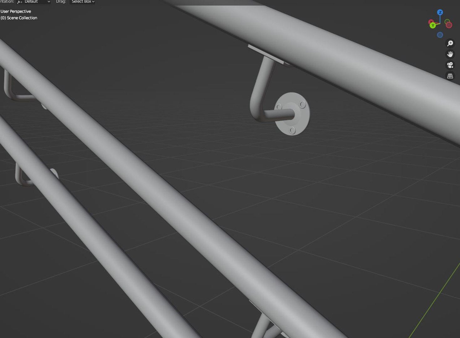 Free Railing 3D Model - TurboSquid 2005795
