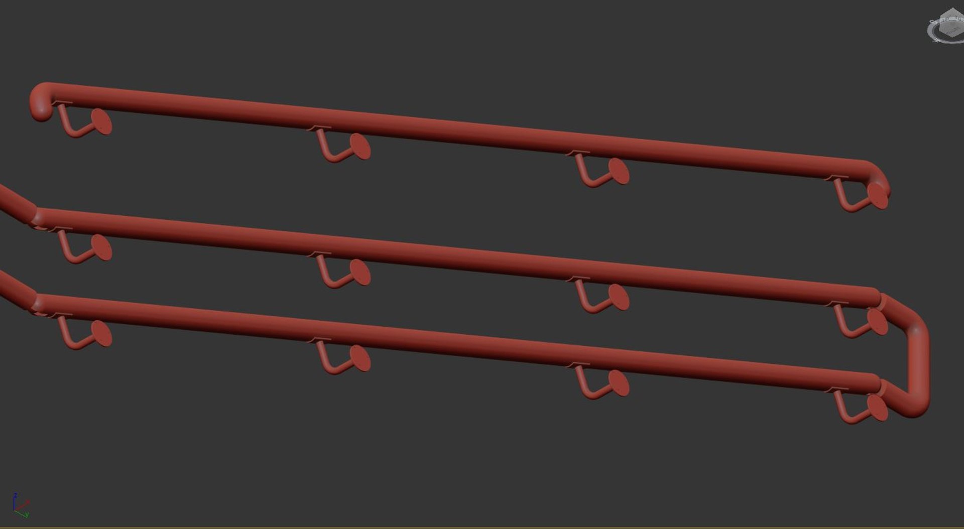 Free Railing 3D Model - TurboSquid 2005795