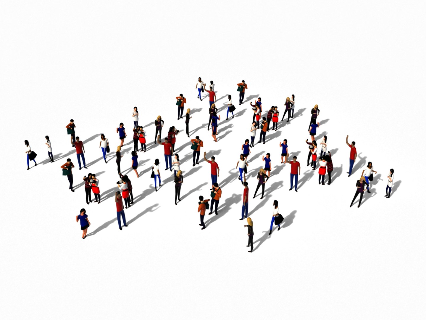 People Crowd Model - TurboSquid 1260167