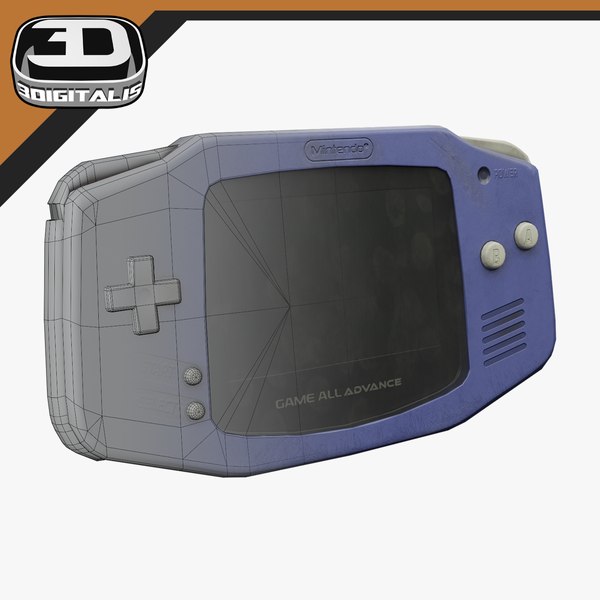 modelo 3d Nintendo GameBoy Advance - TurboSquid 2234074