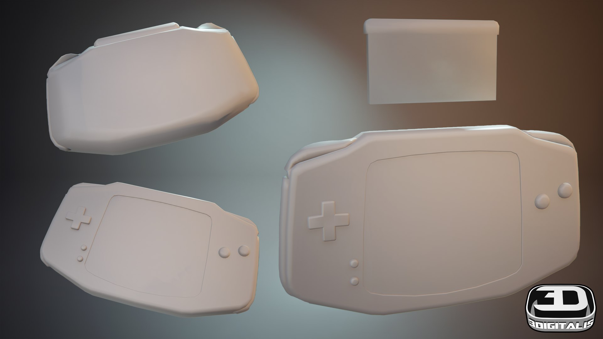 3D Nintendo Game Boy Advance Model - TurboSquid 2234074