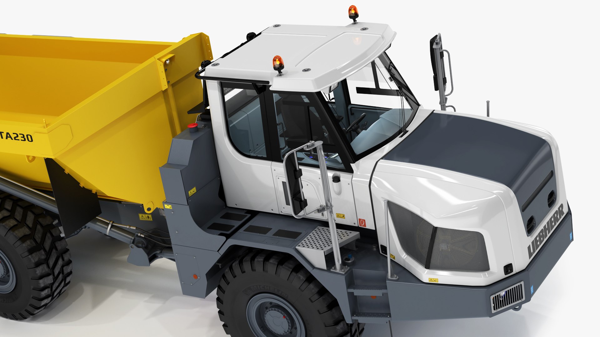 LIEBHERR TA 230 Litronic Articulated Truck V2 3D Model - TurboSquid 2296592