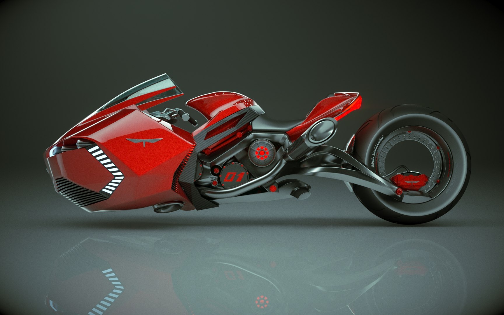 3D T Bike One Wheel 04 - TurboSquid 1883606