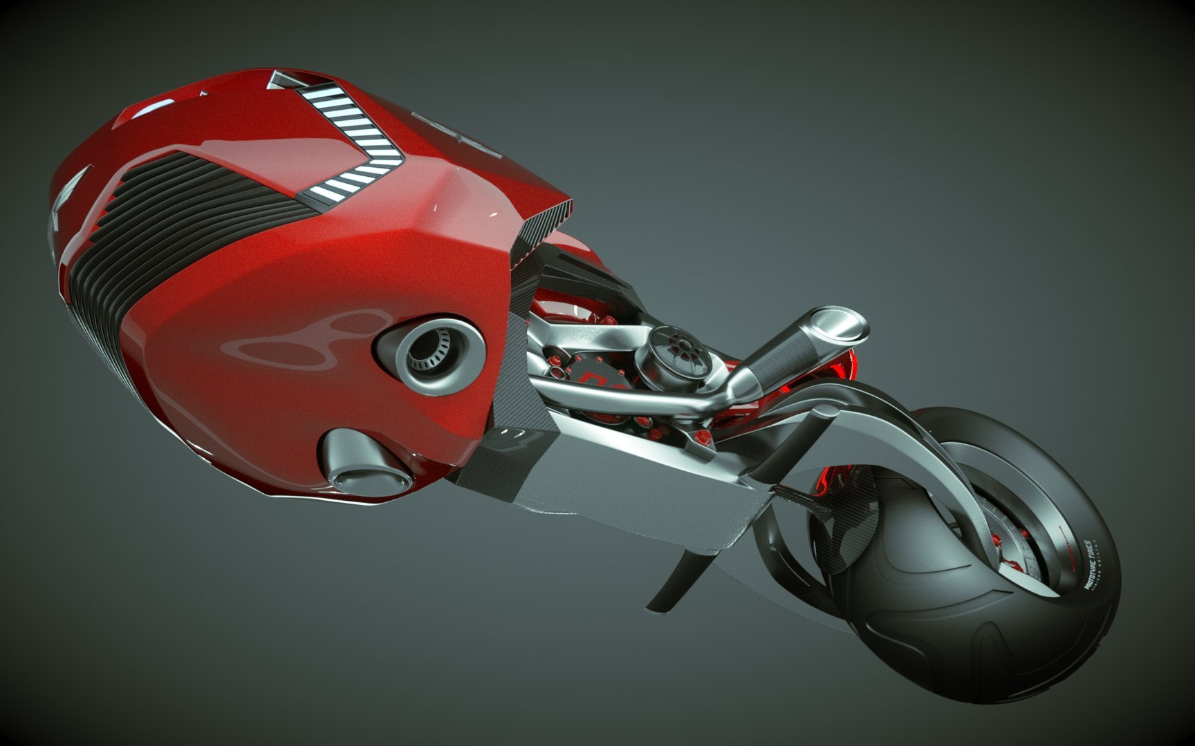 3D T Bike One Wheel 04 - TurboSquid 1883606