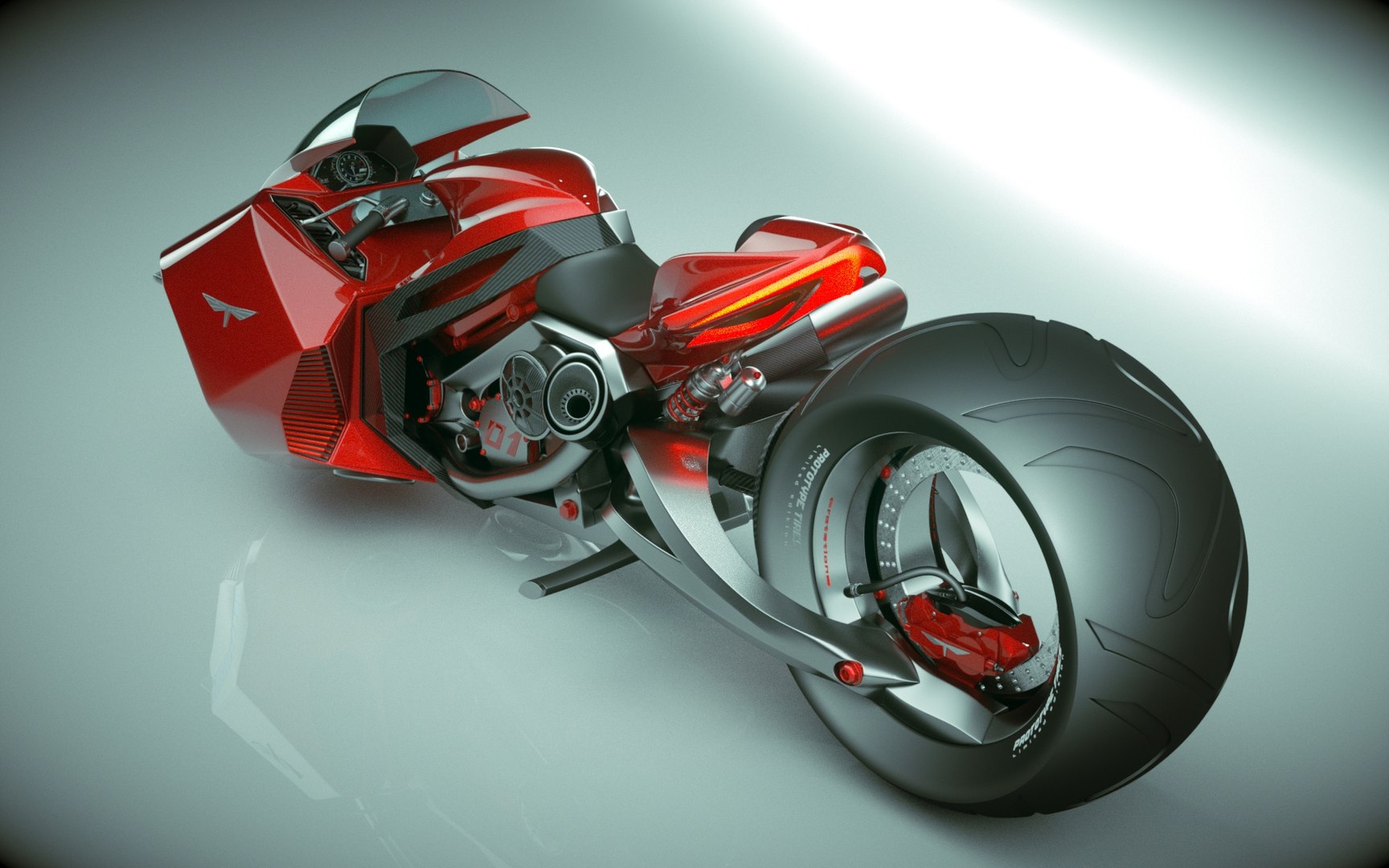 3D T Bike One Wheel 04 - TurboSquid 1883606