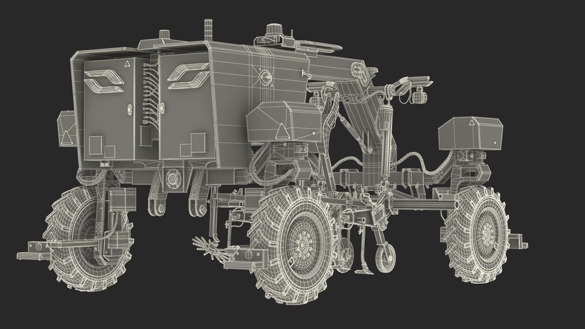 Old Autonomous Farm Robot Orio Naio Rigged 3D Model - TurboSquid 2178937