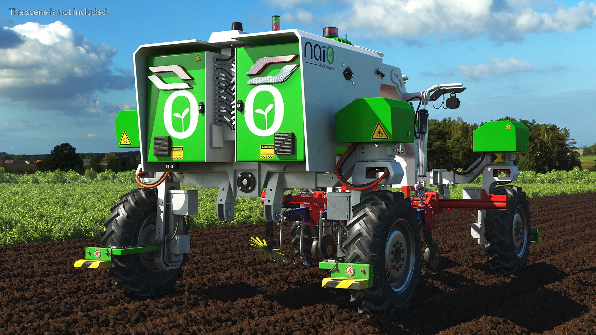 Old Autonomous Farm Robot Orio Naio Rigged 3D Model - TurboSquid 2178937