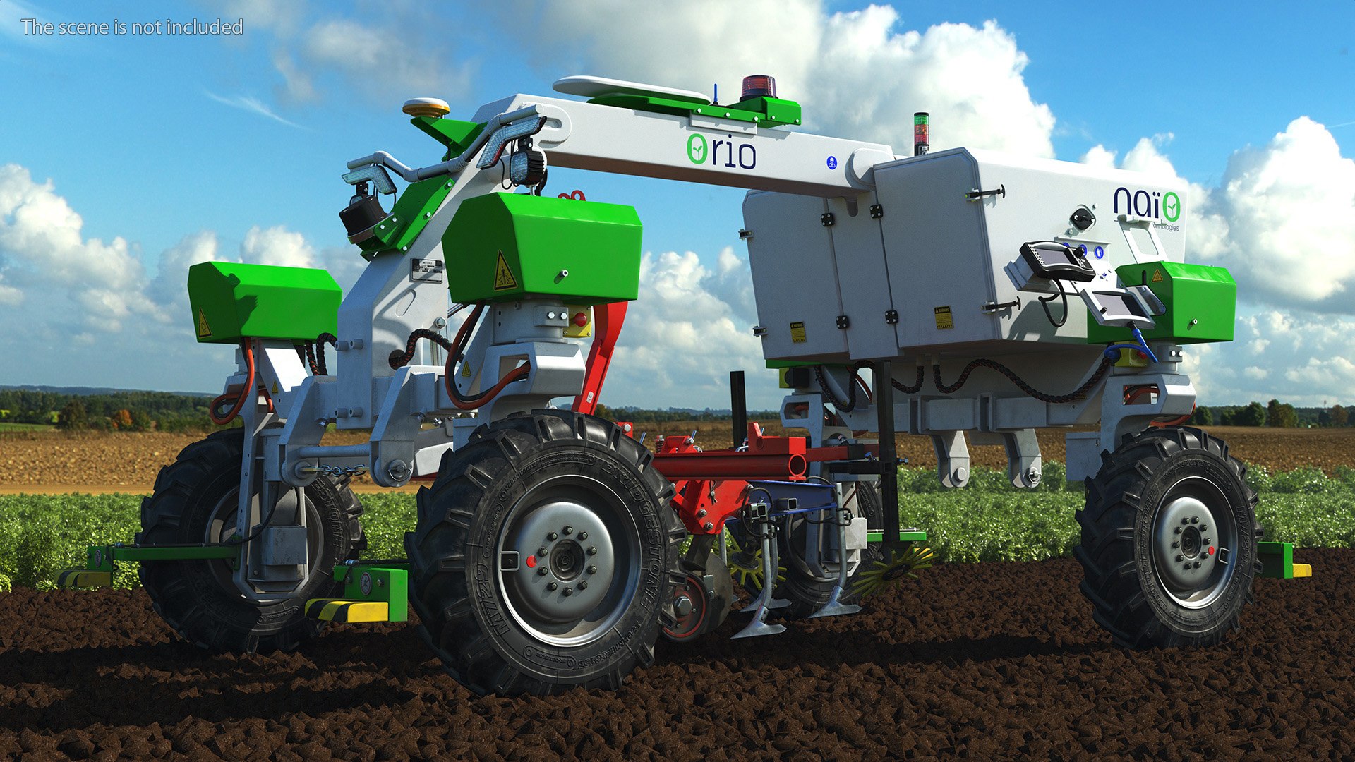 Old Autonomous Farm Robot Orio Naio Rigged 3D Model - TurboSquid 2178937