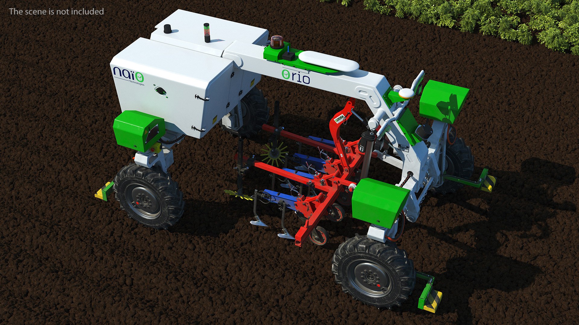 Old Autonomous Farm Robot Orio Naio Rigged 3D Model - TurboSquid 2178937