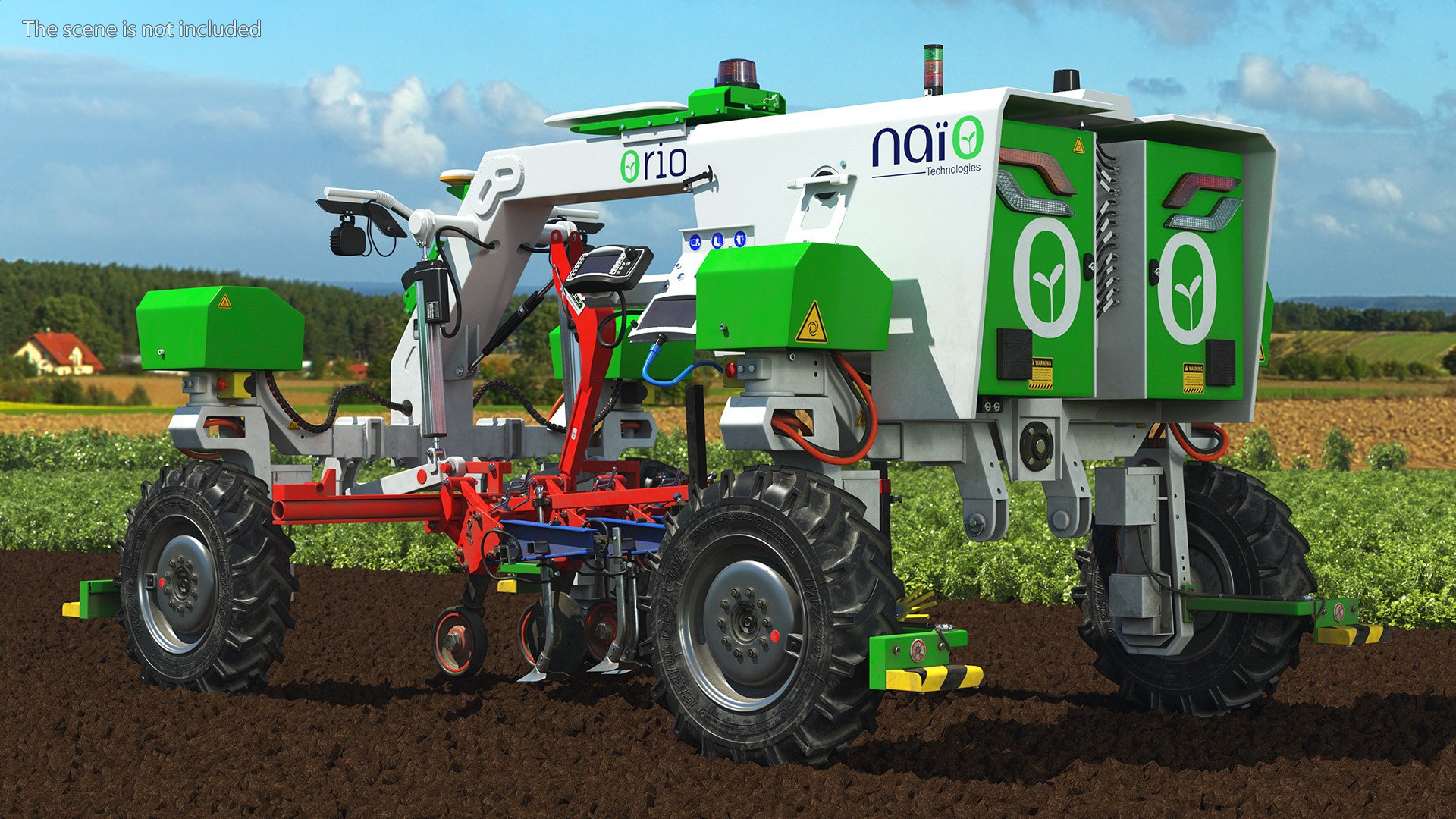 Old Autonomous Farm Robot Orio Naio Rigged 3D Model - TurboSquid 2178937