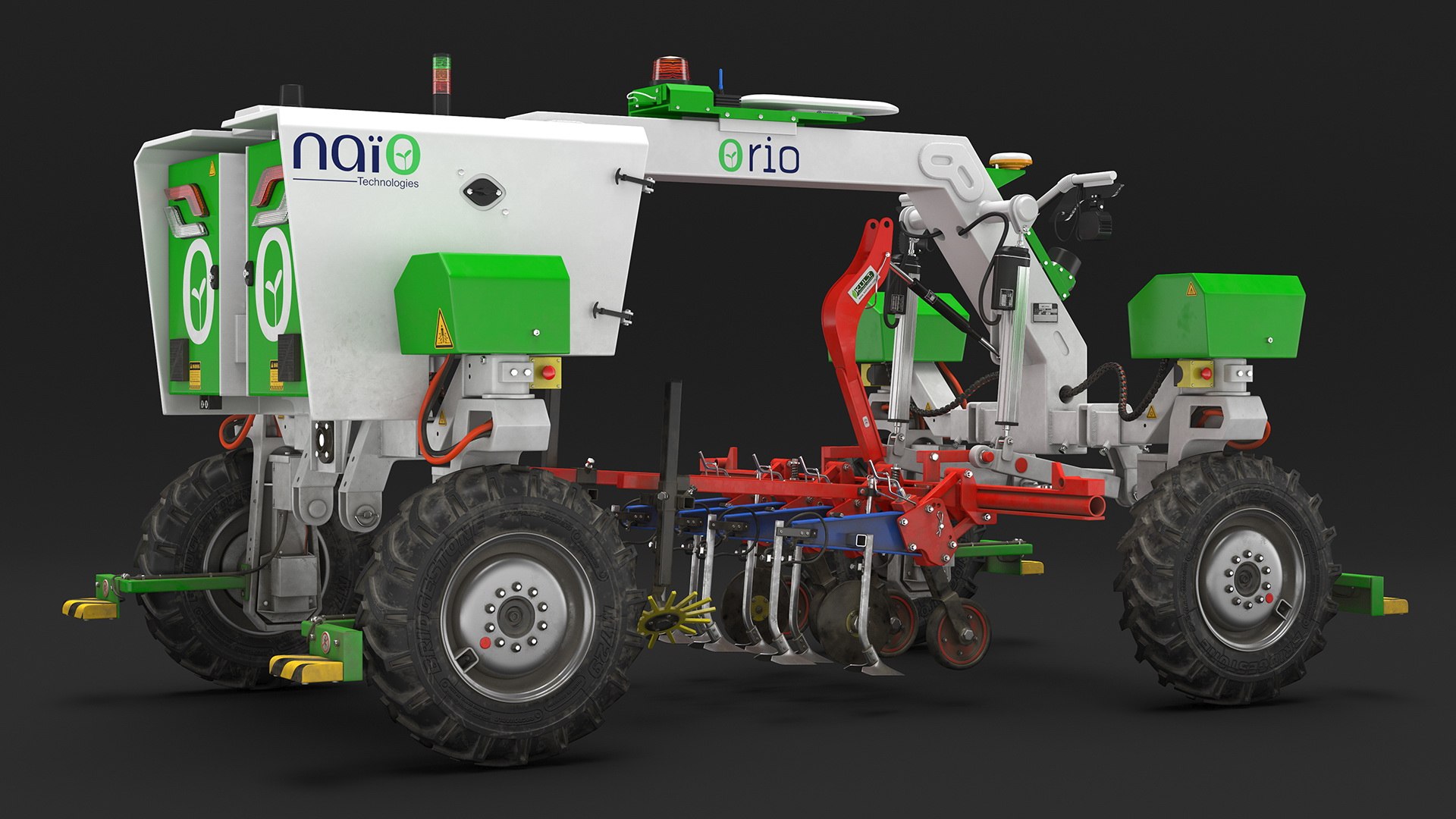 Old Autonomous Farm Robot Orio Naio Rigged 3D Model - TurboSquid 2178937