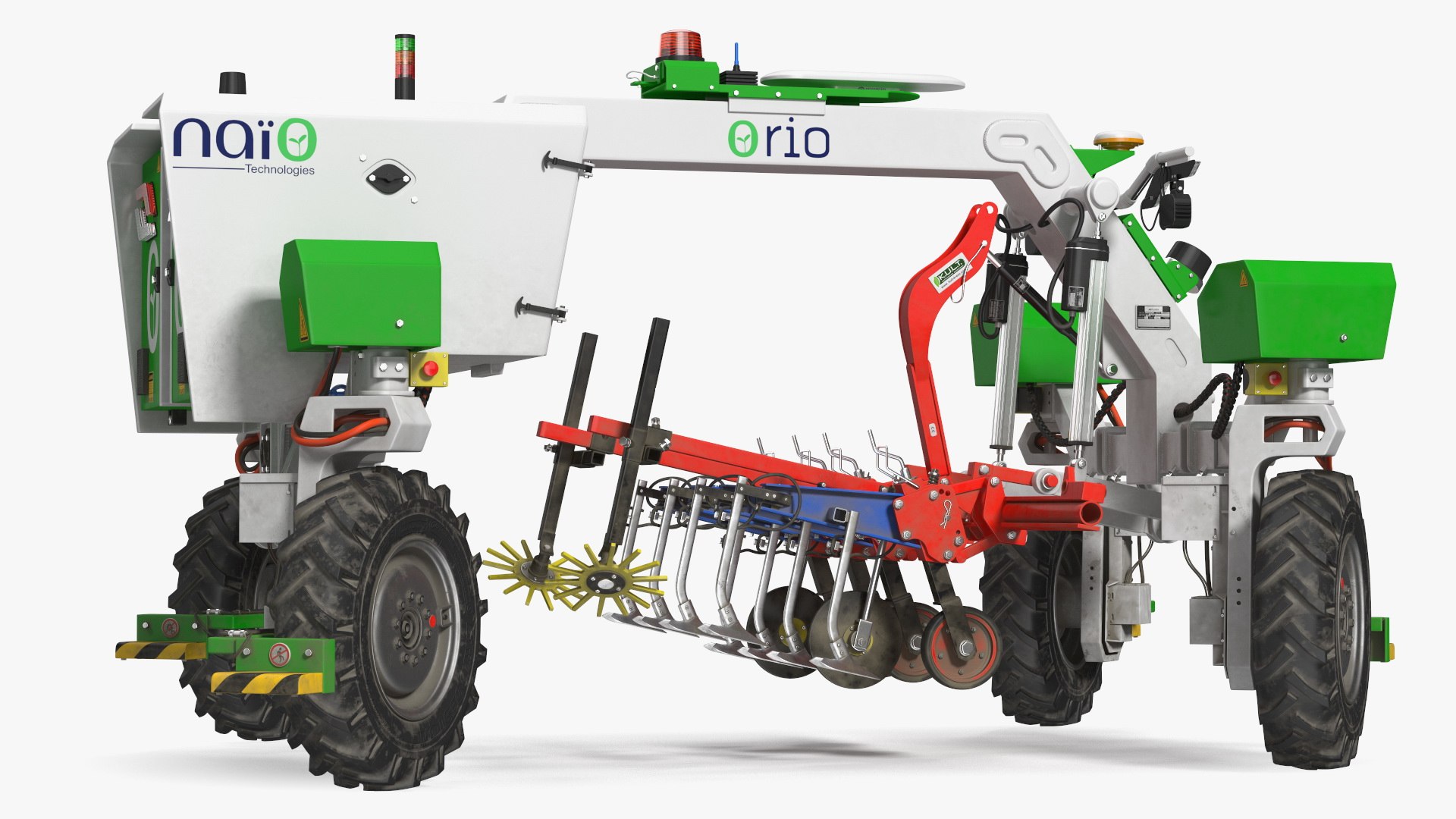 Old Autonomous Farm Robot Orio Naio Rigged 3D Model - TurboSquid 2178937