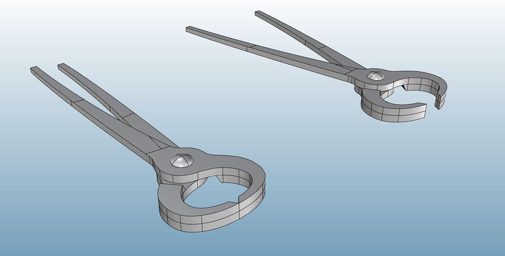 3D Model Blacksmith Pincers - TurboSquid 2229400