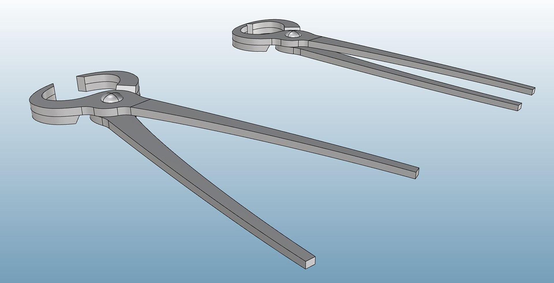 3D Model Blacksmith Pincers - TurboSquid 2229400