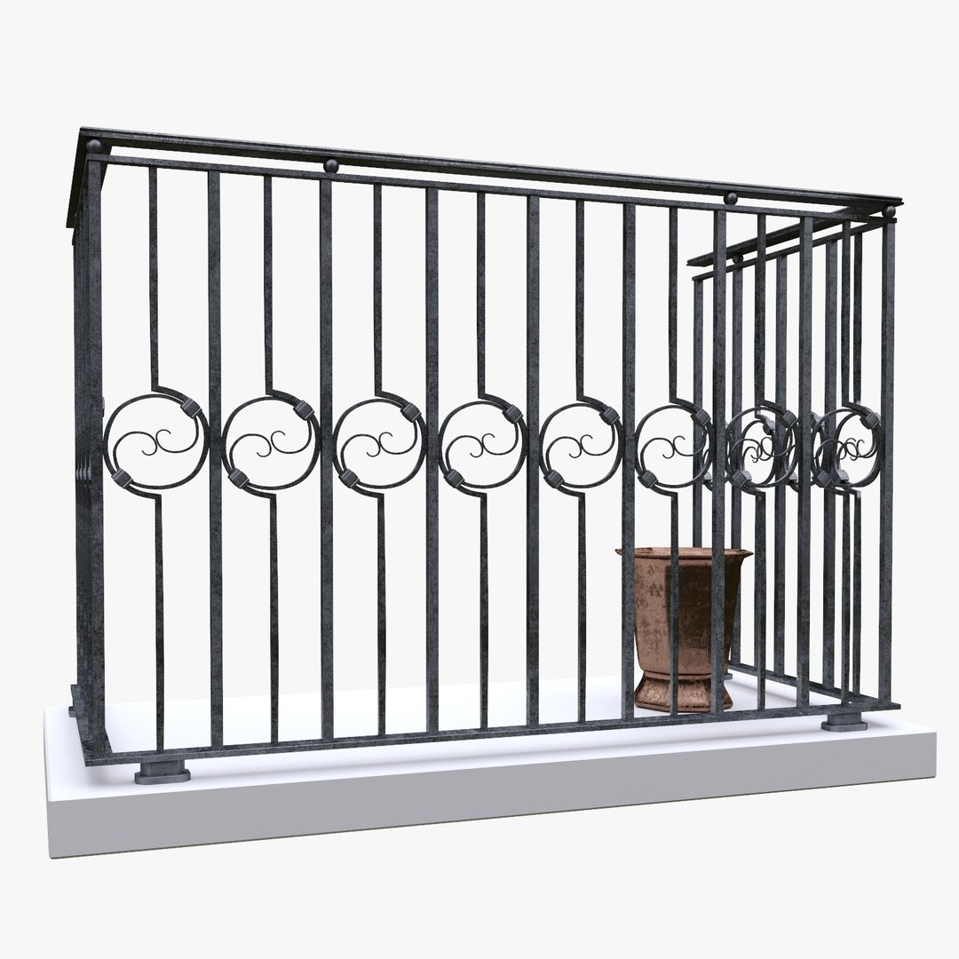 Architectural Balcony Model - TurboSquid 1287740