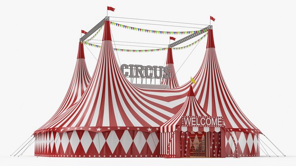 modelo 3d Carpa De Circo Interior Y Exterior 01 - TurboSquid 2078685