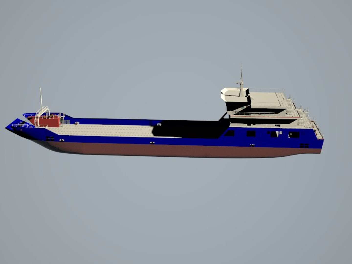 3d Model Cargo Ship