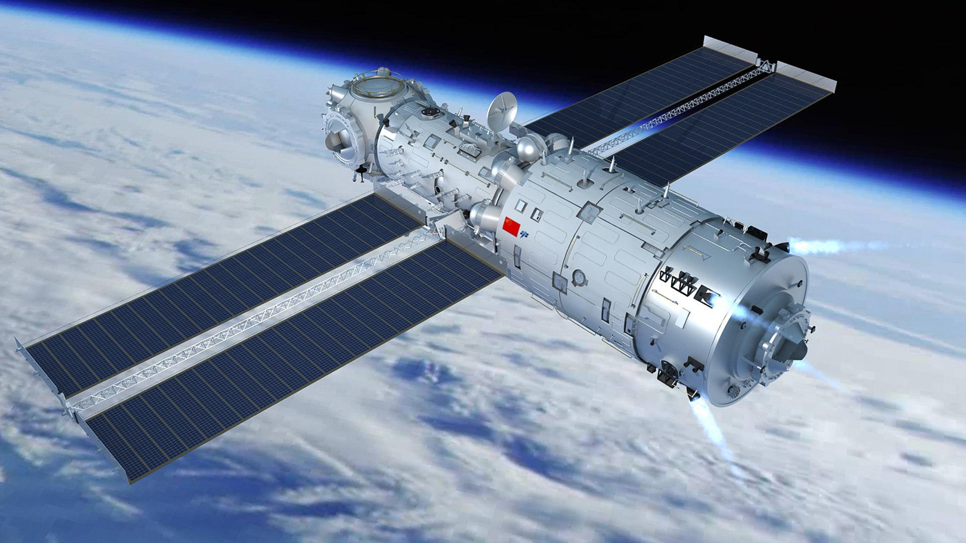 Tianhe Core Module Part Of China Tiangong Space Station 3D Model ...